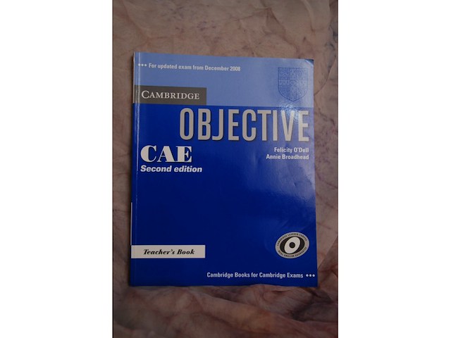 Objective - teacher`s book - engleski jezik