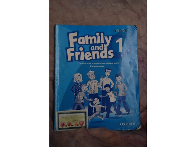 Family and friends 1 - engleski za 3. raz. - r. sveska