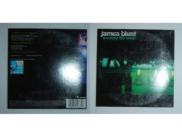 JAMES BLUNT - Goodbye My lover (CD singl) Made in EU