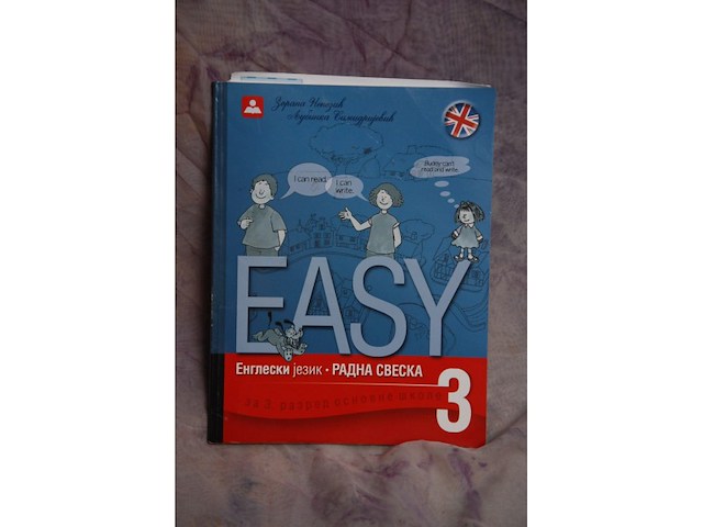 EASY 3 - Engleski jezik - r. sveska za 3. razred