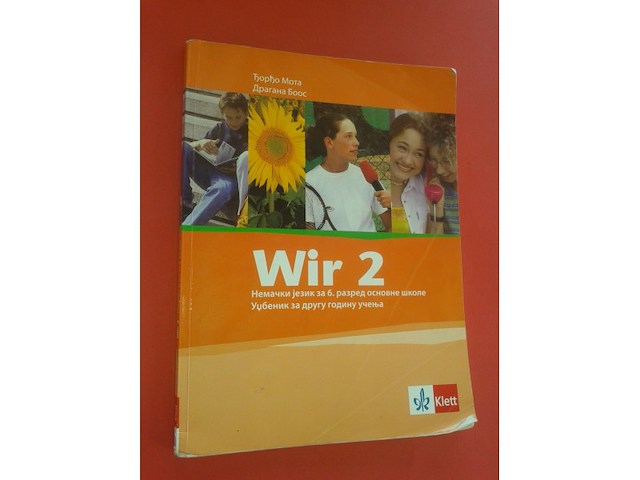 NEMAČKI JEZIK UĐBENIK  ZA 6 RAZRED- WIR 2- KLETT