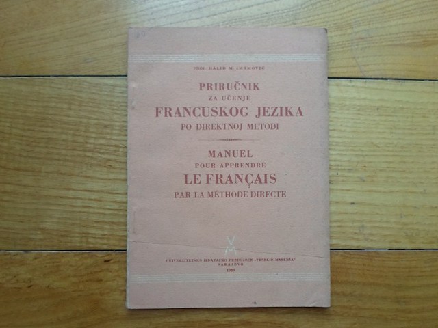 HALLID M. IMAMOVIĆ-PRIRUČNIK ZA UČENJE FRANCUSKOG JEZIK