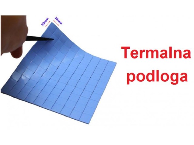 Termalna traka - Thermal Pad 10x10x0.5mm - 100kom