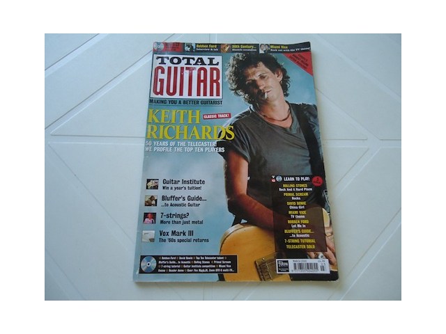 TOTAL GUITAR -  KEITH RICHARDS