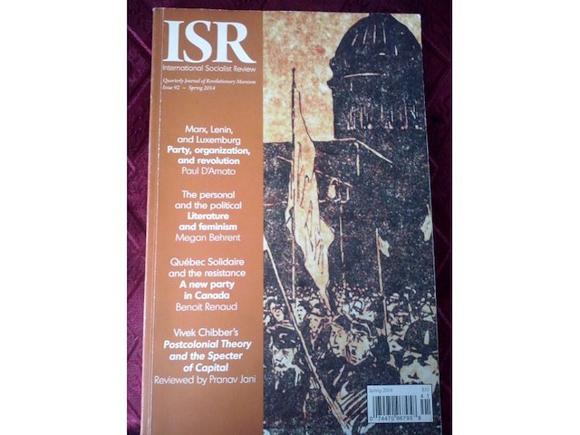 International Socialist Review - Spring 2014