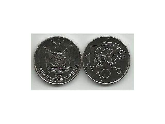 Namibia Namibija 10 cents 1998. UNC