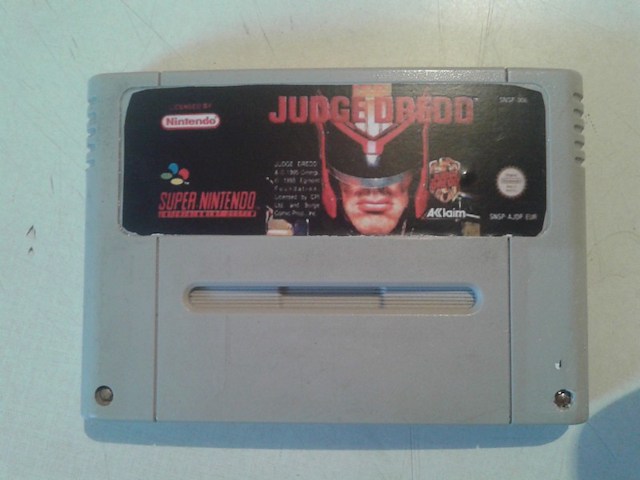 nintendo snes k judge dred ispr,sa slike