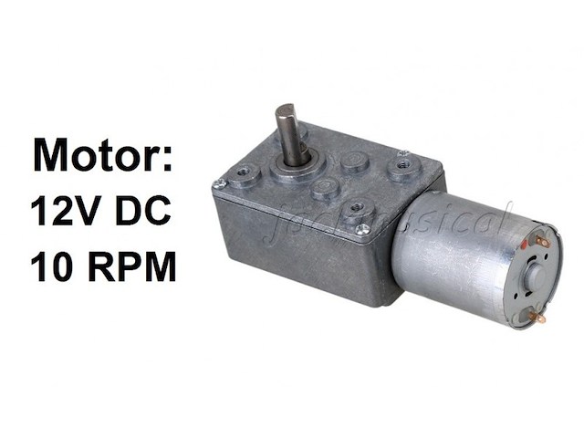 Elektromotor sa reduktorom - 12V - 10RPM