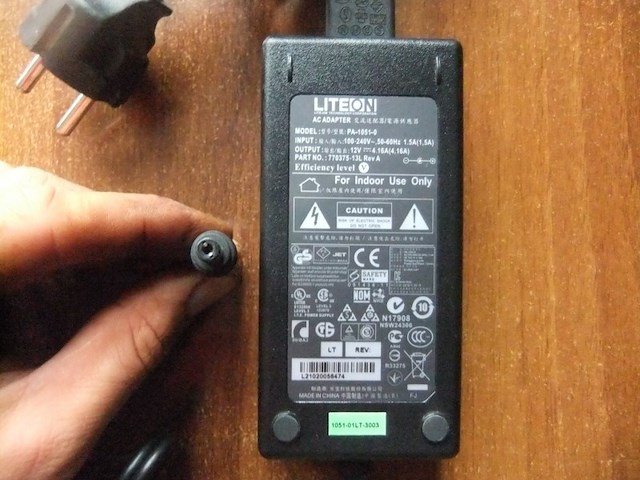 LiteOn adapter 12V 4.16A ORIGINAL + GARANCIJA!