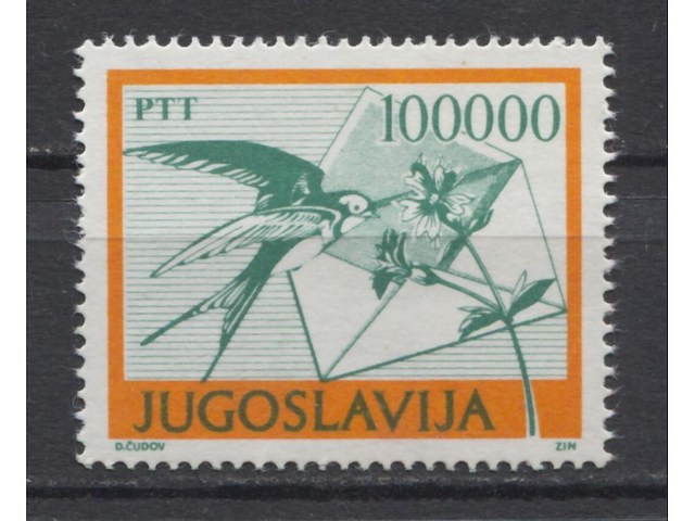 Jugoslavija 1989  Poštanski saobraćaj