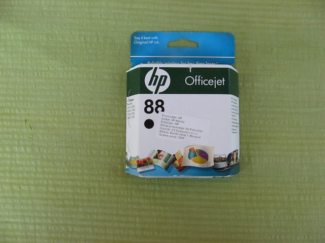 HP 88 BLECK.... NOVO....