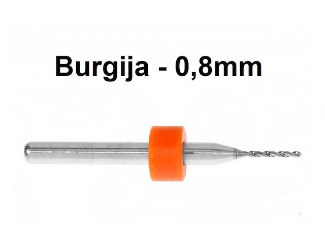 Burgija 0.8mm - Mikro burgija - 1 komad