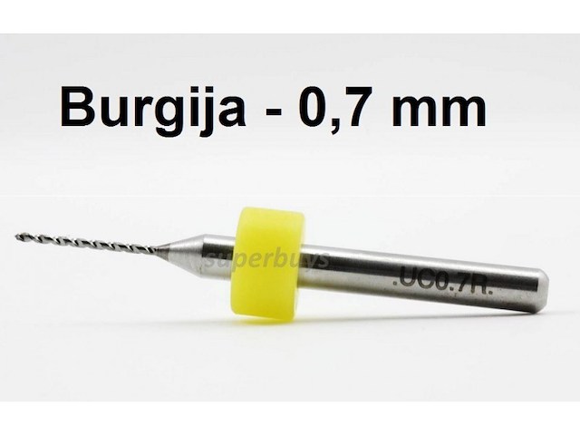 Burgija 0.7mm - Mikro burgija - 1 komad