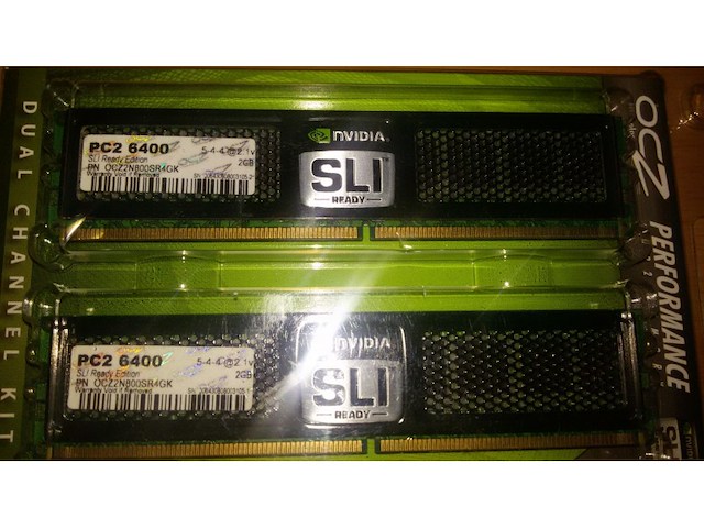 Ram Ocz 2x2Gb 800 SLI BLACK Edition!Ddr2