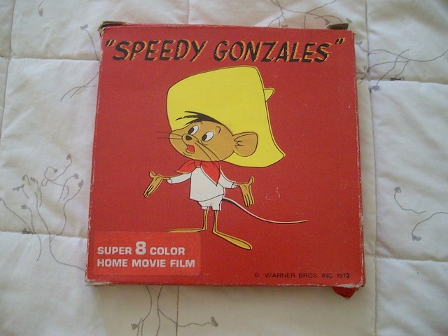 Speedy Gonzales crtani film na traci - super 8