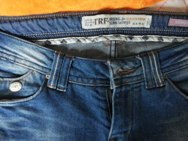 Zara TRf col denim farmerice