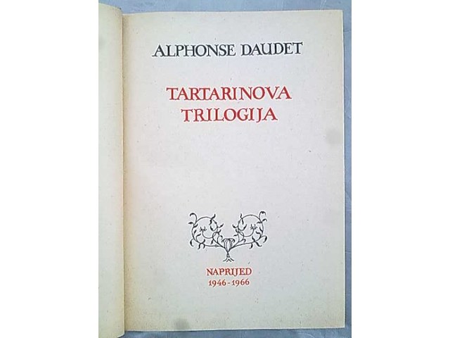 Tartarinova trilogija-Alfons Dode