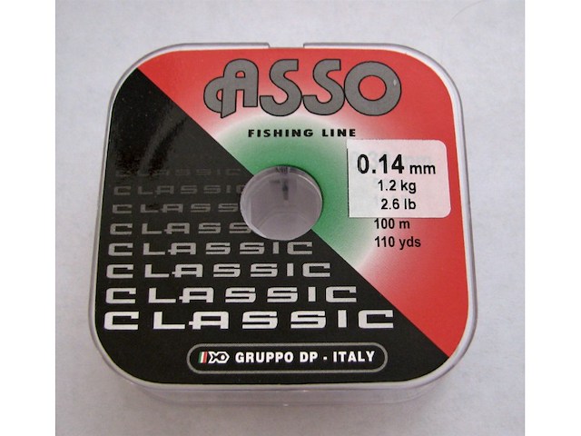 Najlon Asso Classic 0.14mm 100m