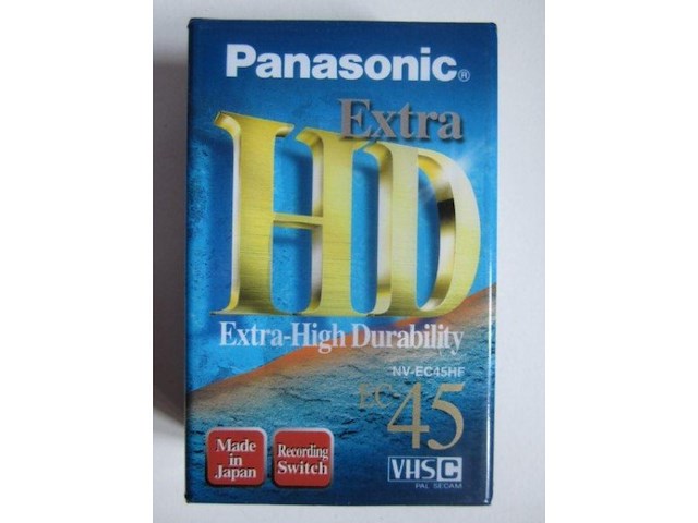 PANASONIC VHS-C Extra HD video kaseta 45 min.