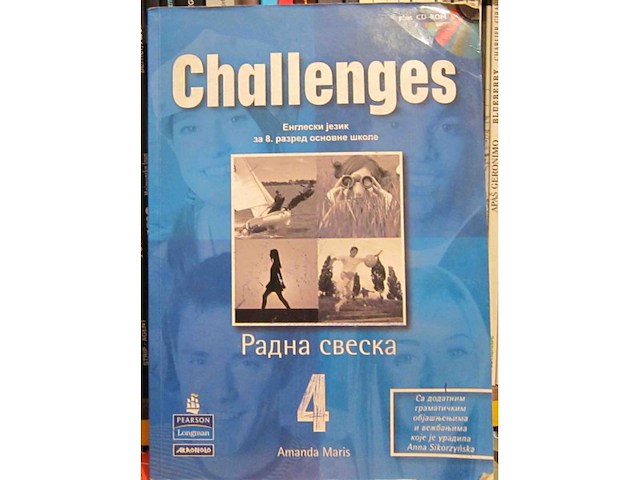 Challenges 4 - engleski za 8. raz. - radna sveska