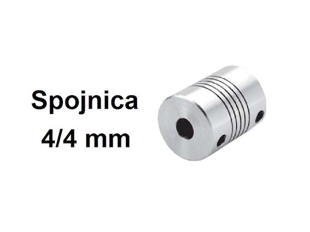 Elasticna spojnica za motor - 4/4 mm