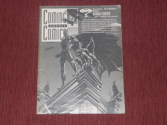 DC Coming Comics august 1995.