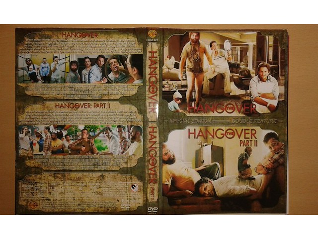 DVD originalan omot za filmove THE HANGOVER I i II