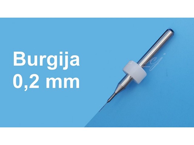 Burgija 0.2mm - Mikro burgija - 1 komad