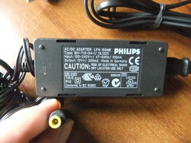 Philips adapter 12V 300mA ORIGINAL + GARANCIJA!