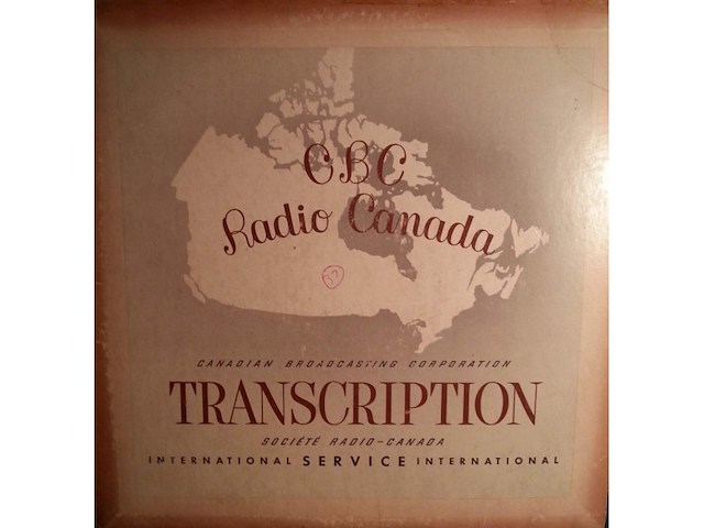 RADIO CANADA TRANSCRIPTION-GLENN GOULD-PARTITA NO.5