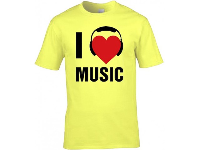Majica I love music 2