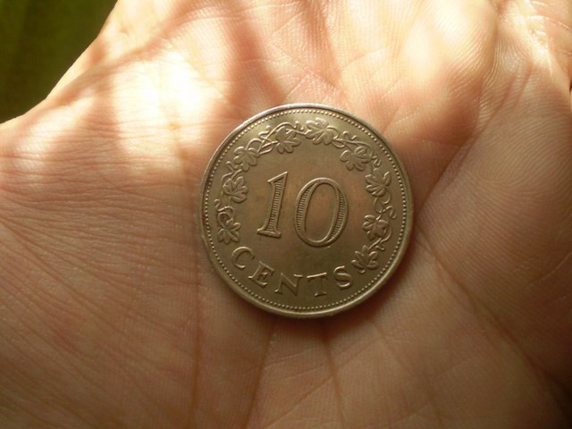 10 cents 1972 Malta...
