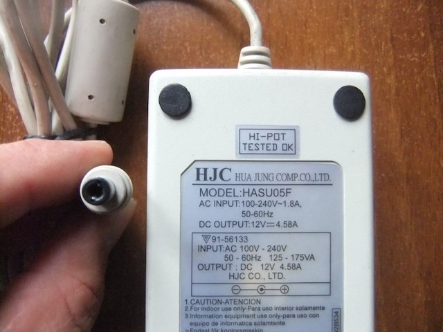 HJC adapter 12V 4.58A + GARANCIJA!