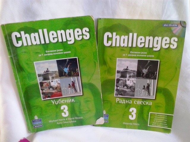 Challenges 3 engleski jezik za 7 razred Pearson ima CD