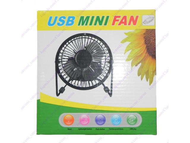 USB mini ventilator + BESPL DOST. ZA 3 ART.