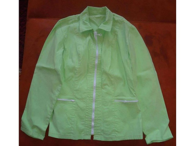 Svetlozelena tanja jakna
