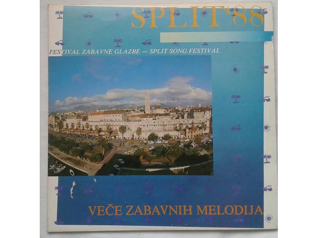 SPLIT `88  -  2LP  VECE  ZABAVNIH  MELODIJA