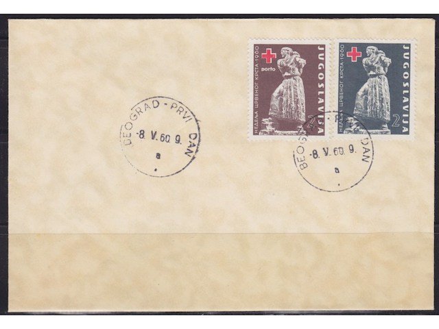 186. Jugoslavija, 1960, Crveni Krst, FDC