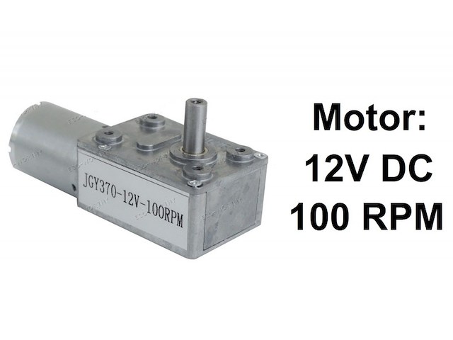 Elektromotor sa reduktorom - 12V - 100RPM