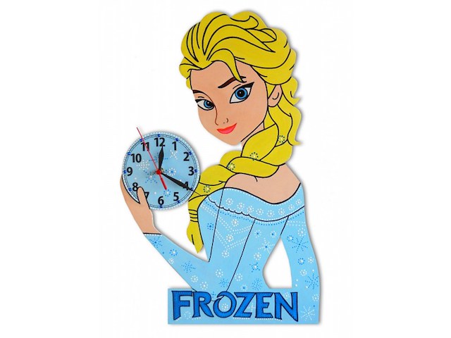 Frozen, zidni sat za decu
