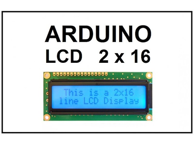LCD display 16x2 karaktera - Plavi