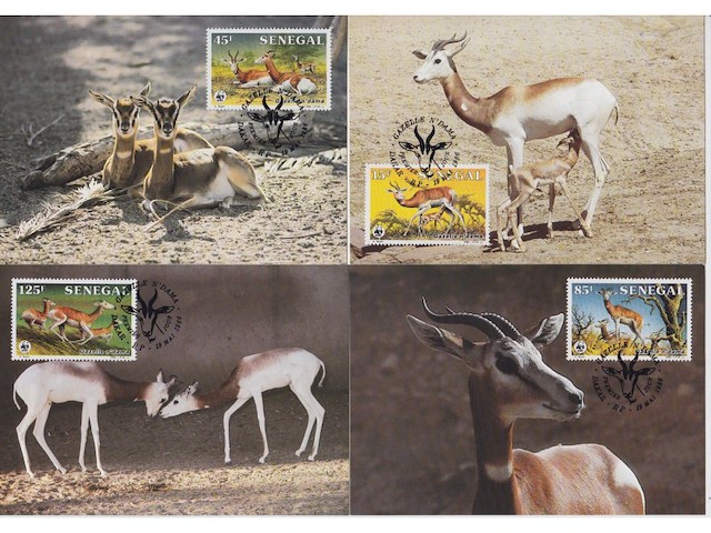 318. Senegal, 1986, Fauna - Gazele, CM