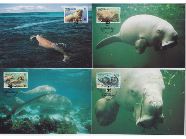 295. Vanuatu, 1988, Fauna - Dugong, CM