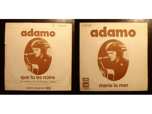 ADAMO - Marie La Mer (singl) Made in France