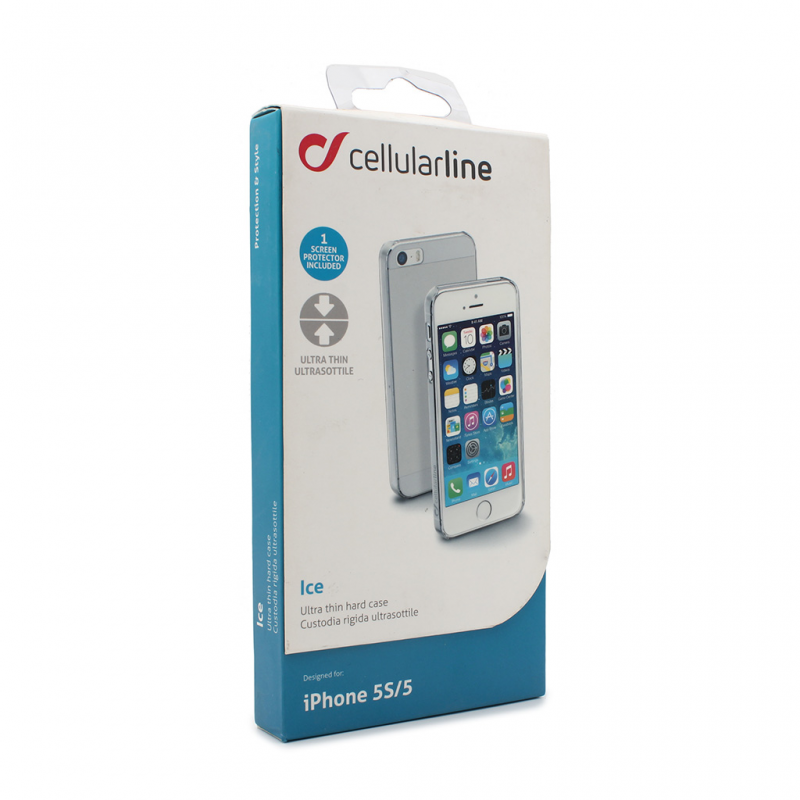 Torbica Cellular Line ICE za iPhone 5 transparent