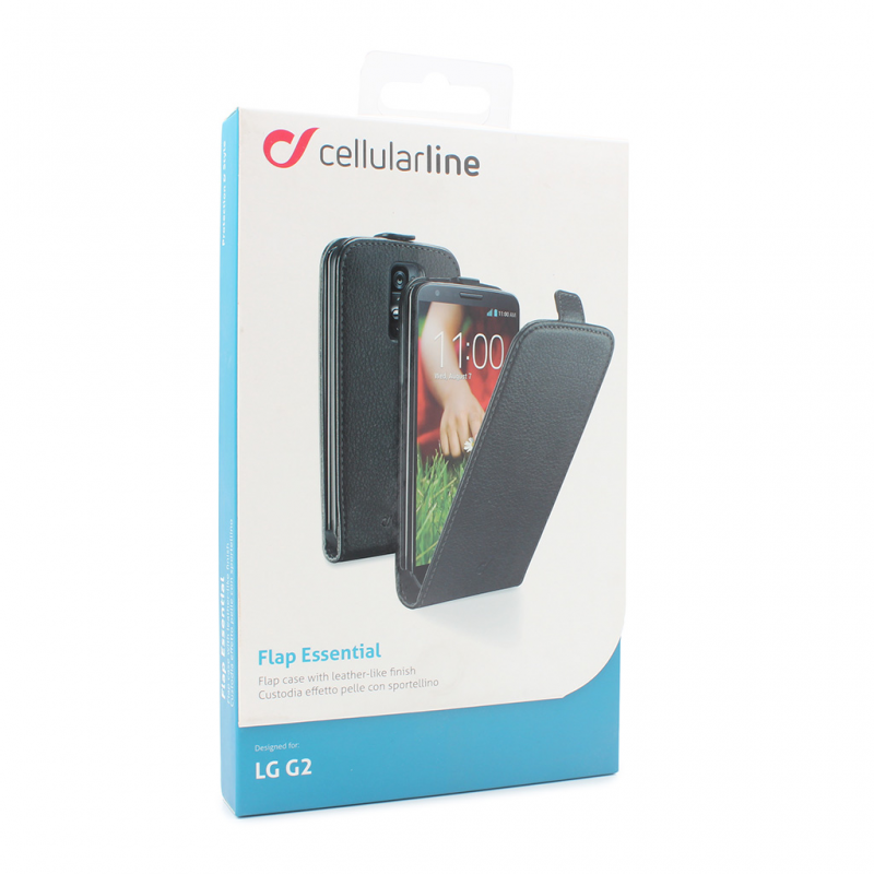 Torbica Cellular Line FLAP za LG G2 crna