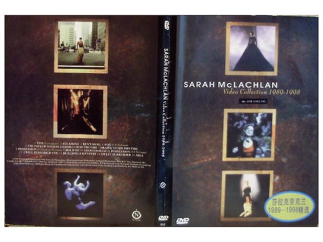 SARAH MC LACHLAN - VIDEO COLLECTION 1989-1998 - DVD