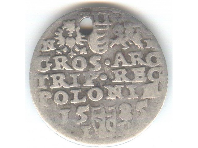 Poljska 3 groszy 1598