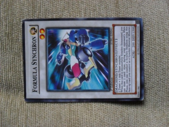 YU GI OH  FORMULA SYNCHRON - RARE CARD