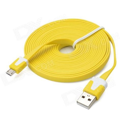 KABL USB Micro Flat 1m Å¾uti